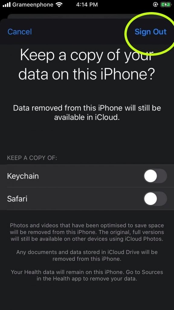 How to Sign Out of Icloud Account