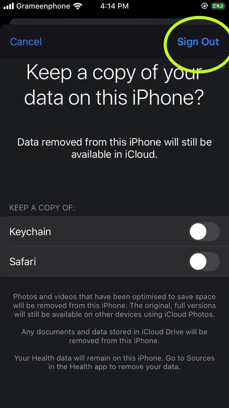 How to Sign Out of Icloud Account