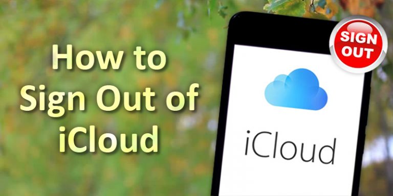 How to Sign Out of Icloud Account