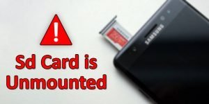 SD Card Is Unmounted? Know How To Mount Easily!
