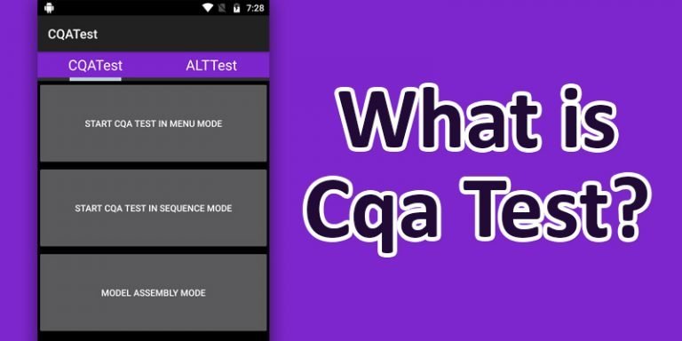 What is CQA test? Learn simple solutions of common problems
